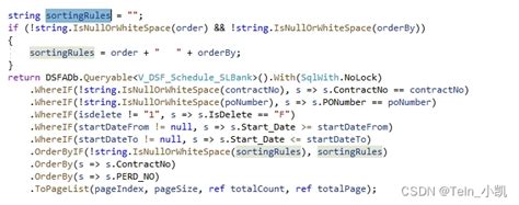 Sqlsugar 常规分页排序用法sqlsugar 排序 Csdn博客