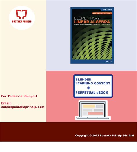 Anton Elementary Linear Algebra Applications Version Pustaka Prinsip