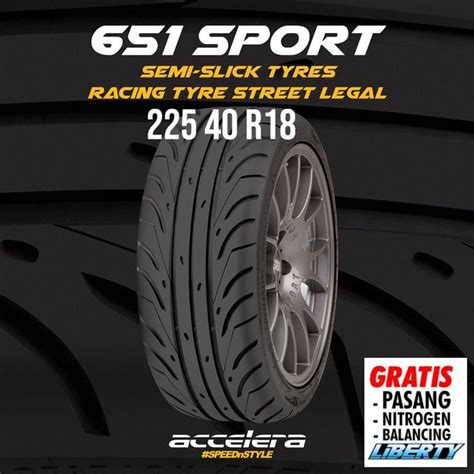 Jual Ban Mobil Accelera 225 40 R18 651sport Ban Mobil Semi Slick 225 40