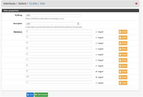 Configuring The Switch Ports Netgate Documentation