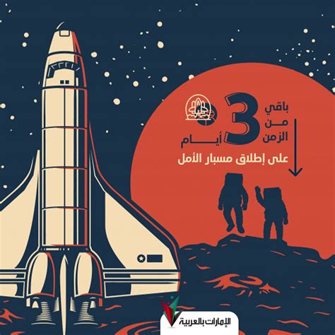 متبقي ٣ ايام فقط على إطلاق مسبار الامل الاماراتي In 2025