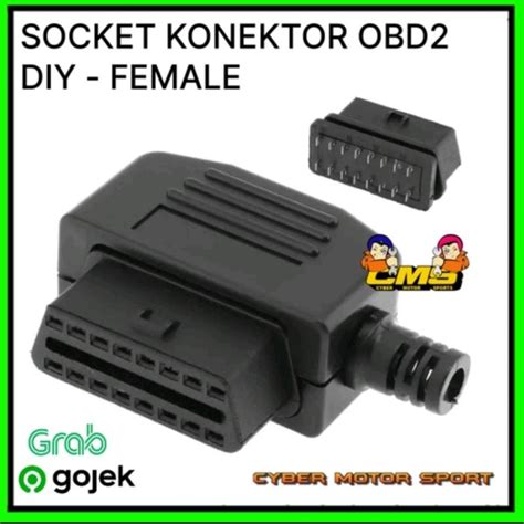 Jual Socket Connector Obd2 Female Soket Cewek Scanner Konektor Obd 2 Jakarta Pusat Cyber