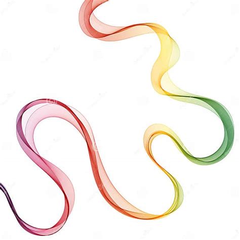 Smooth Wave Flow Color Wave Abstract Design Eps 10 Stock Illustration Illustration Of