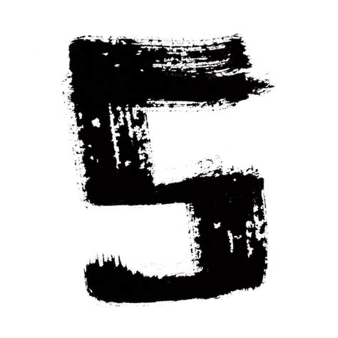 Premium Photo Black Ink Numbers