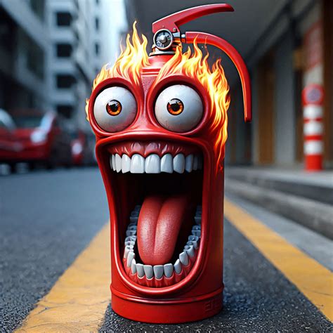 Download Ai Generated Fire Fire Extinguisher Royalty Free Stock