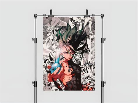 Dr Stone Anime Senku Poster Dr Stone Wall Art Dr Stone Poster