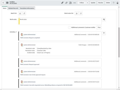 XTAM Service Now Integration Incident Activity Xton Technologies
