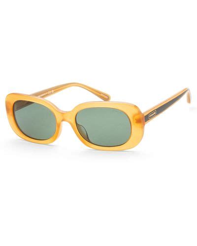 Metallic Coach Sunglasses For Women Lyst