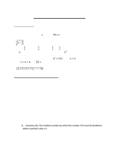 Cubes And Cube Root Pdf Elementary Mathematics Numbers