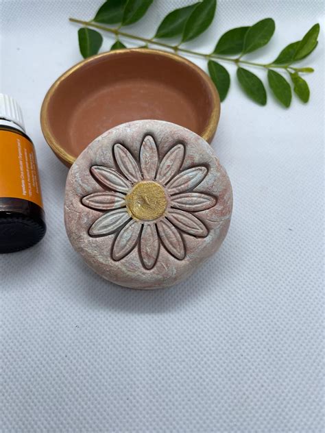 Clay Diffuser Essential Oil Diffuser Stones Aromatherapy T Flower