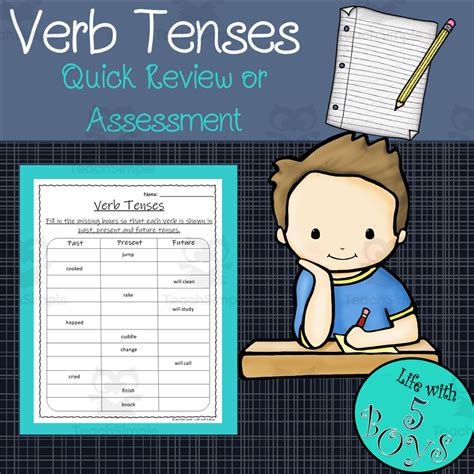 Verb Tenses Worksheet By Teach Simple