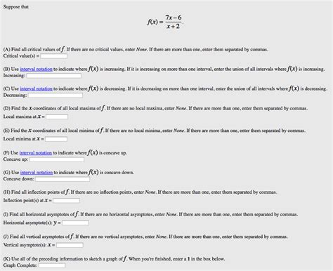 Solved Find All Critical Values Of F If There Are No Chegg Com