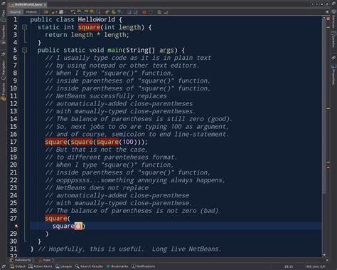 Editor Auto Complete Feature Problem Unbalanced Parentheses Round