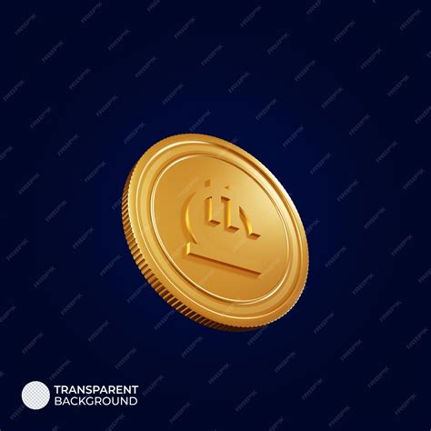 Premium Psd Currency Symbol Georgian Lari 3d Illustration
