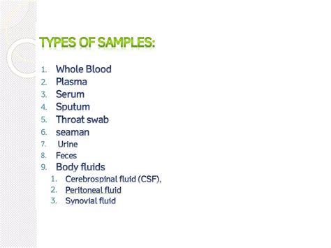 Sample Collection Laboratory Safety Ppt