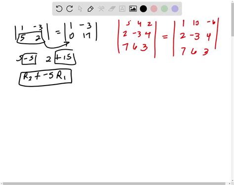 solved a property of determinants is given a and b are square matrices