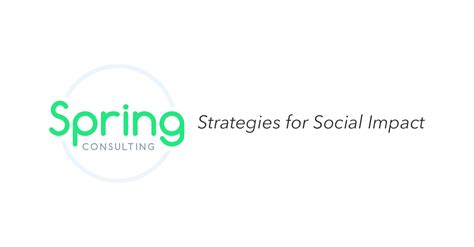 Why Spring Spring Consulting Strategies For Social Impact
