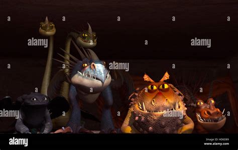 Dragons Riders Of Berkfrom Left Toothless Barf And Belch Stormfly
