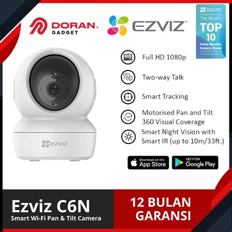 Jual Ezviz C6n 1080p Smart Wifi Camera Doran Gadget