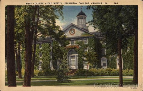 West College Old West Dickinson College Carlisle Pa