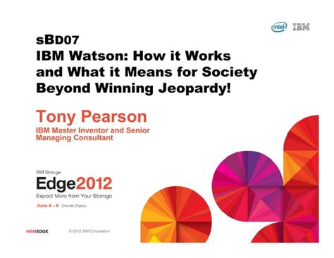 IBM Watson How It Works And What It Means For Society Beyond Winning Jeopardy PPT