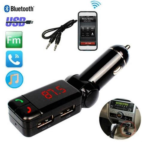 Lcd Car Kit Bluetooth Fm Transmitter Mp3 Player 35 Usb St Handsfree M O8y7 Eur 690 Picclick Fr