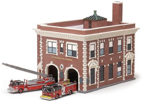 Code 3 Backdraft Chicago Il Firehouse E 17 L 46 13107