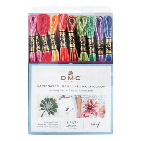Dmc Collectors Edition Variegated Floss Collection 36 Pack