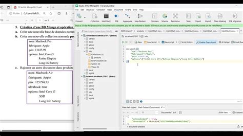 M111 Gérer Les Données Mongodb Td1 A شرح سهل Youtube