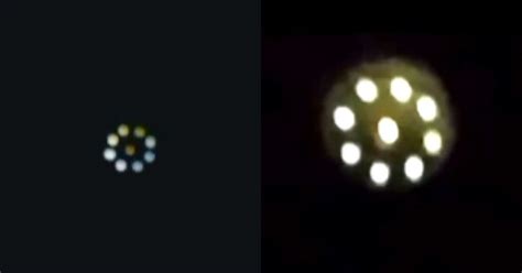 ¿ovni En Tamaulipas Captan Extraño Objeto Circular Con Luces Durante