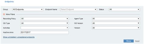 Filtering Endpoints