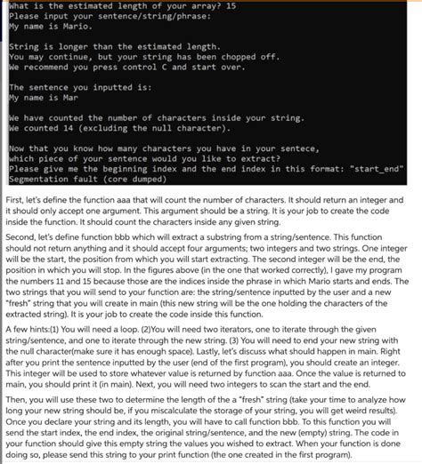 Solved Programing C Program 1 Create A Program With Two
