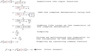 General Mathematics Composition Of Functions PDF