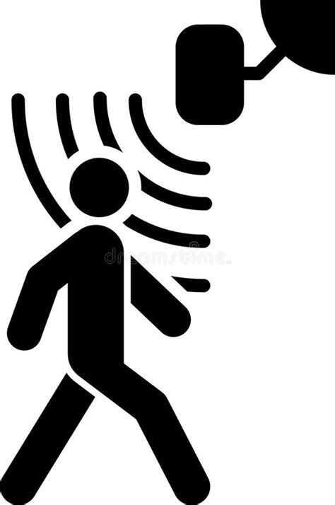 Motion Sensor Icon Movement Sensor Symbol In Flat Style For Your Web Site Design Logo App