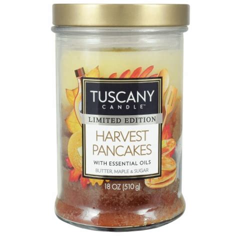 Tuscany Candle Harvest Pancakes Limited Edition Scented Triple Pour Jar
