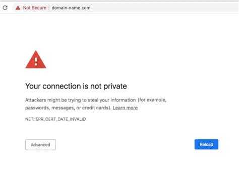 How To Fix “your Connection To This Site Is Not Secure” Issue