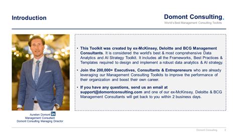 Data Analytics And Ai Strategy Toolkit By Ex Mckinsey Consultants