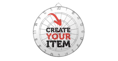 create your own diy custom upload your design dartboard zazzle