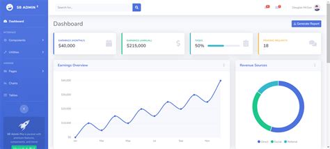 how to build a php admin dashboard with bootstrap 5