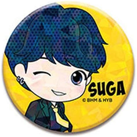 駿河屋 シュガ BTS 防弾少年団 キラッとCANバッジ TinyTANバッジピンズ