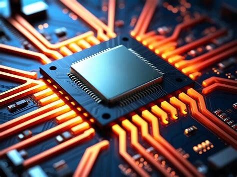 Advanced Technology Circuit Board Cpu Processor Microchip Ai