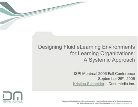 Designing Elearning Environments For Learning Organizations Pdf