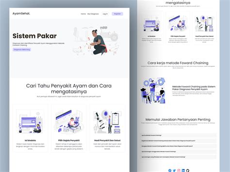 Expert System Website By Ahmad Januar On Dribbble