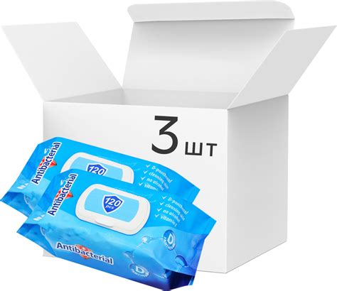 ROZETKA | Упаковка влажных салфеток Naturelle Antibacterial с D ...
