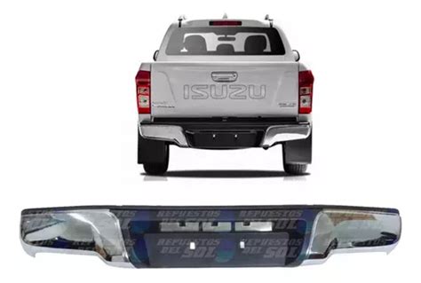 Parachoque Trasero Cromado Chevrolet Dmax En Adelante Cuotas Sin