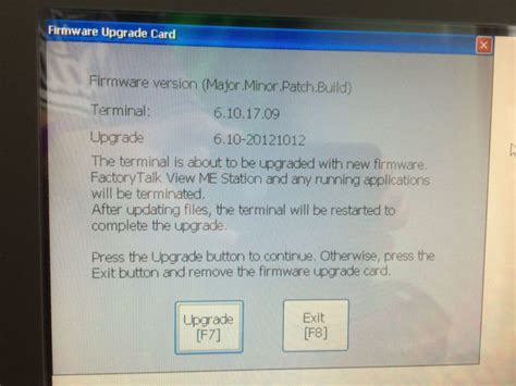 Panelview Plus 6 Firmware Flashing Via Memory Card Step By Step