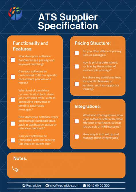 Checklist Downloads Recruitive Resources