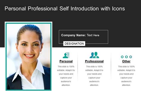 Personal Introduction Slide Template