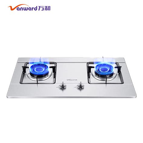 万和vanward 燃气灶煤气灶台嵌两用家用双灶大火力不锈钢钢化玻璃面板燃气灶具 不锈钢 天然气视频介绍万和vanward 燃气灶