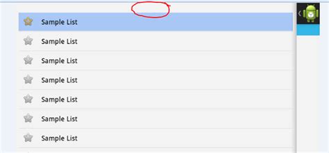 Android Sliding Menu White Space Stack Overflow